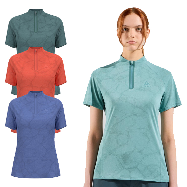 오들로 어센션 칠텍 폴로 여성반팔티 냉감 쿨링 쿨러 등산 클라이밍 아웃도어 554221-조캠프